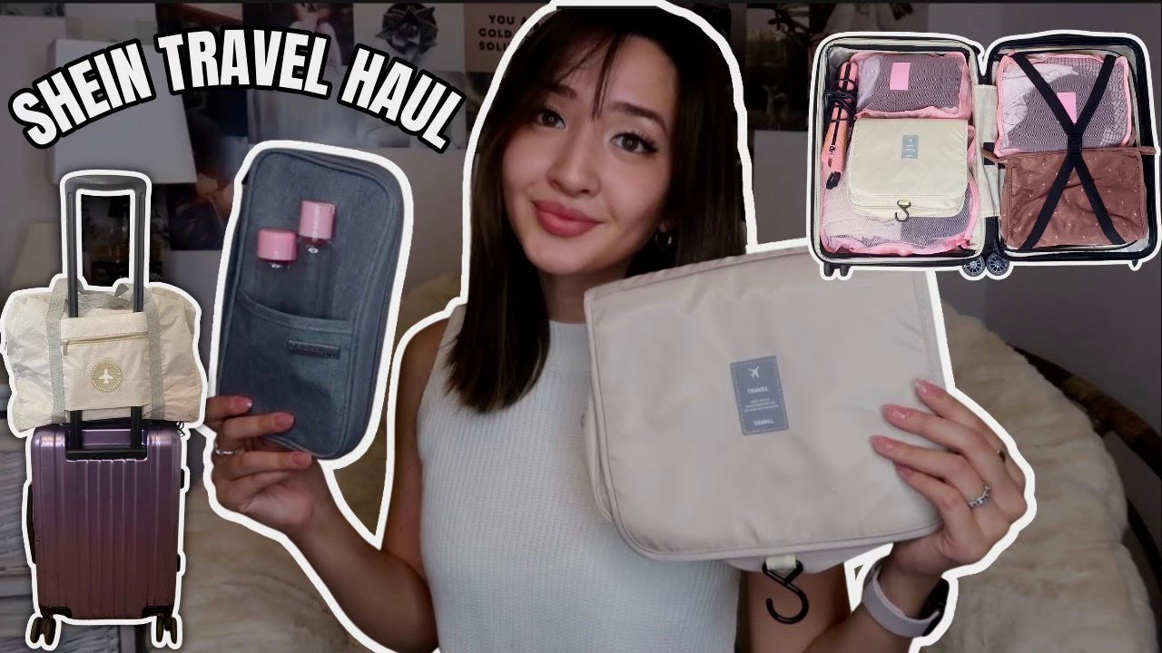 SHEIN TRAVEL ESSENTIALS | SHEIN TRAVEL HAUL: toiletry bags, packing ...