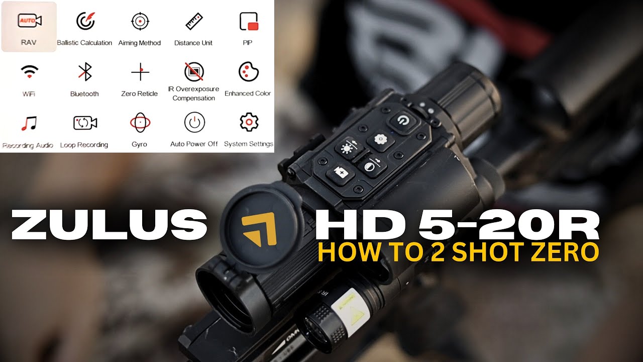 How to sight in the Arken Zulus - YouTube