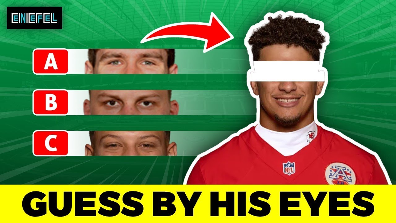 💥 SUPER HARD!!! GUESS THE NFL PLAYER BY HIS EYES - YouTube