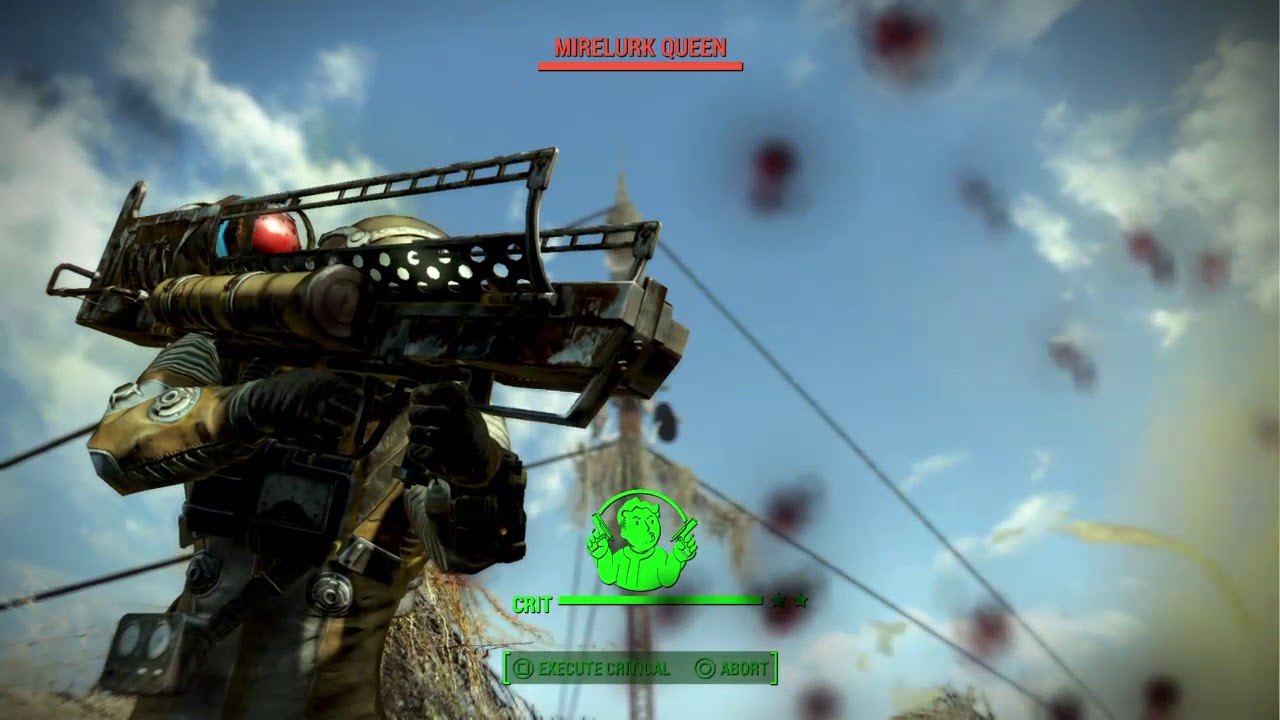 Fallout 4_First Encounter With MireLurk Queen (second playthrough ...