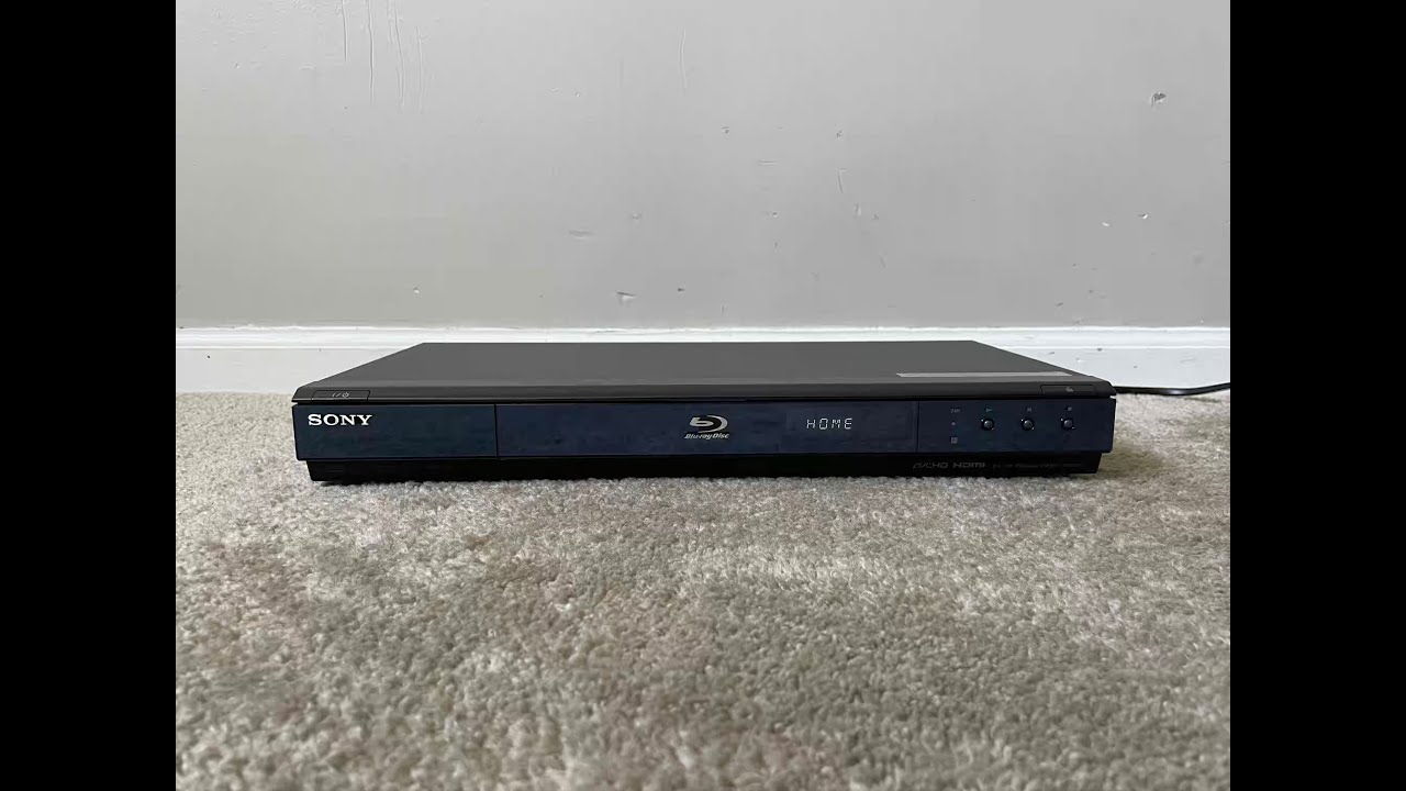 Sony BDP-BX1 Single Blu-Ray DVD Compact Disc CD Player - YouTube
