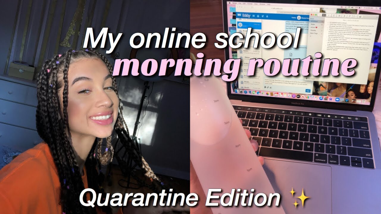 My 8 AM QUARANTINED Morning Routine | Alyssa Howard - YouTube
