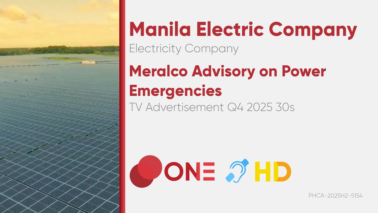 Meralco Advisory on Power Emergency TV Ad Q4 2025 30s [CC/HD] - YouTube