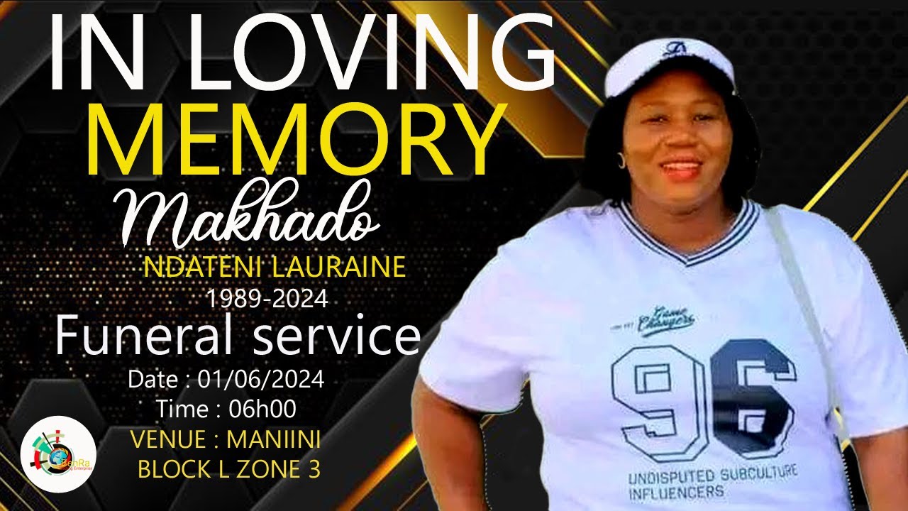 Funeral service of Nateni makhado - YouTube