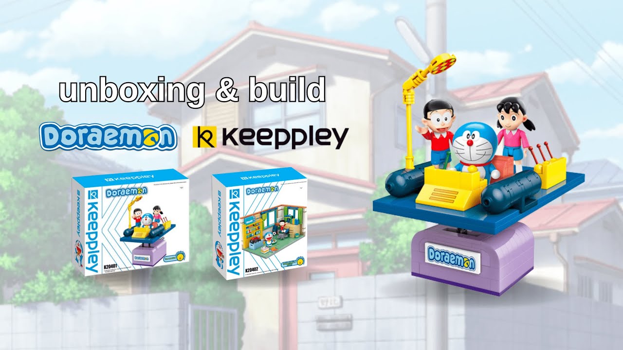 Unboxing dan Build Lego Doraemon | Keeppley Block Toys Doraemon Time ...