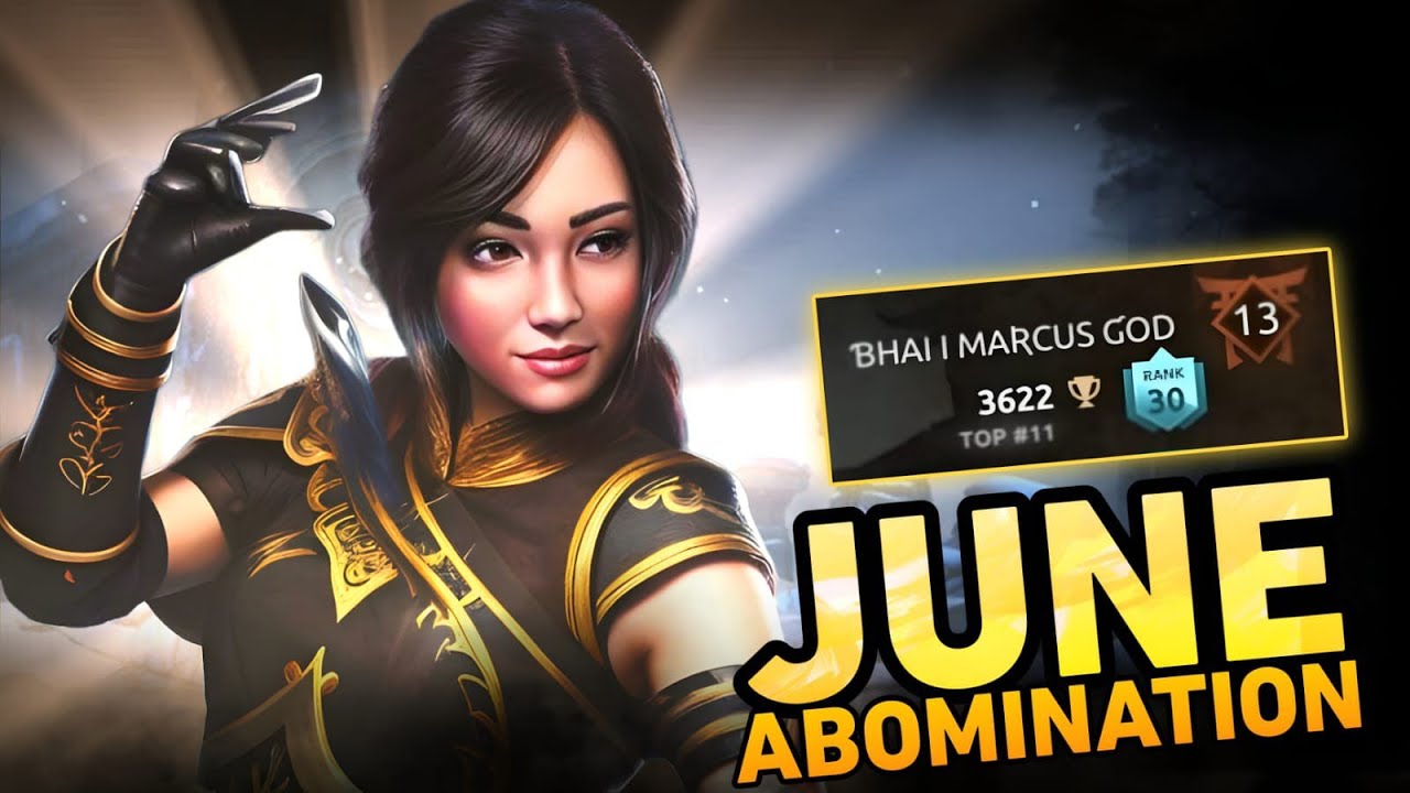 June Shows her Abomination to Pros Shadow Fight 4 Arena - YouTube