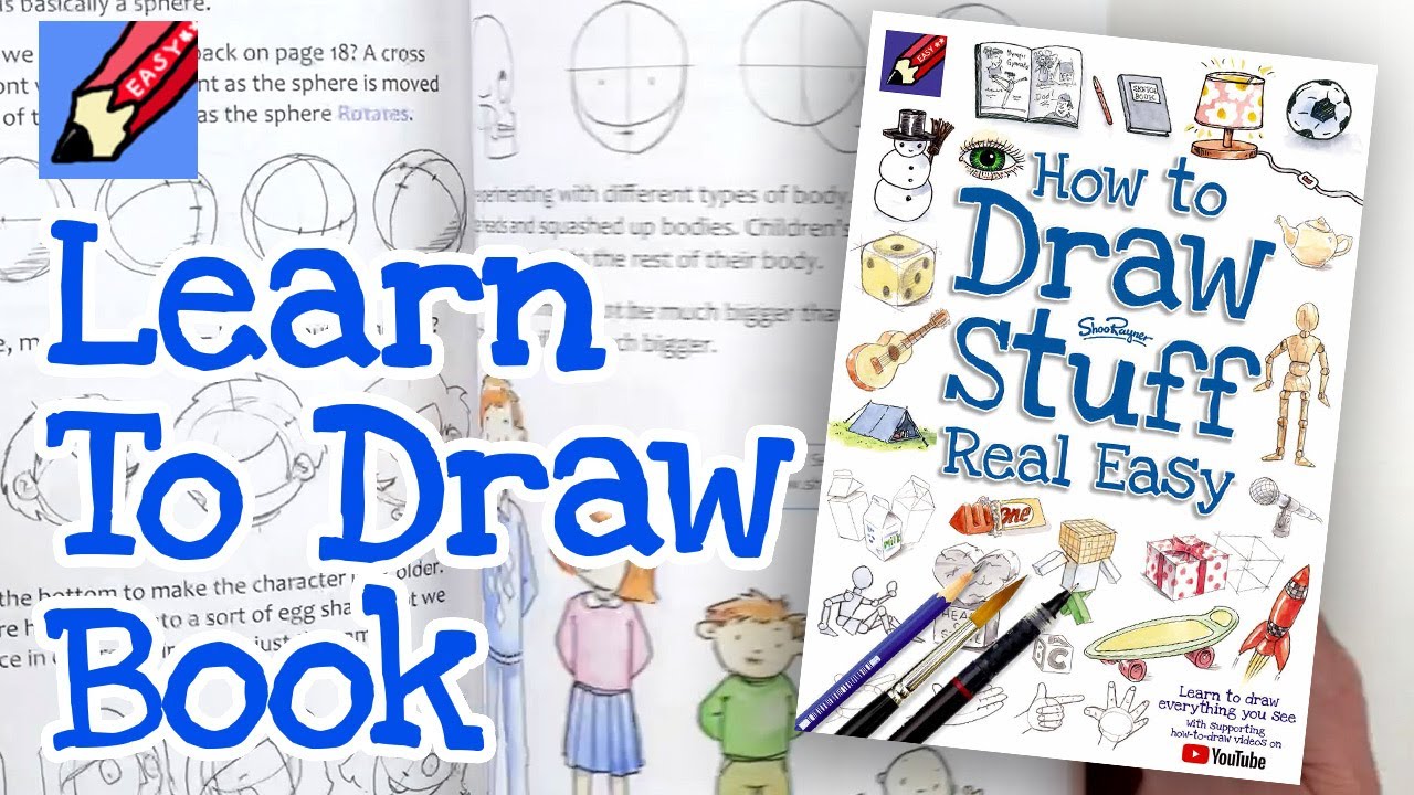 Draw Stuff Real Easy Drawing Book For Beginners - YouTube