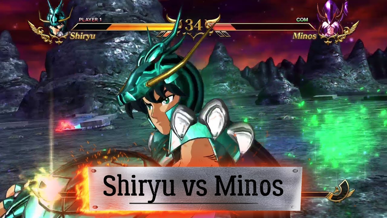 Saint Seiya: Soldiers Soul - Shiryu vs Minos (3 Round) - YouTube