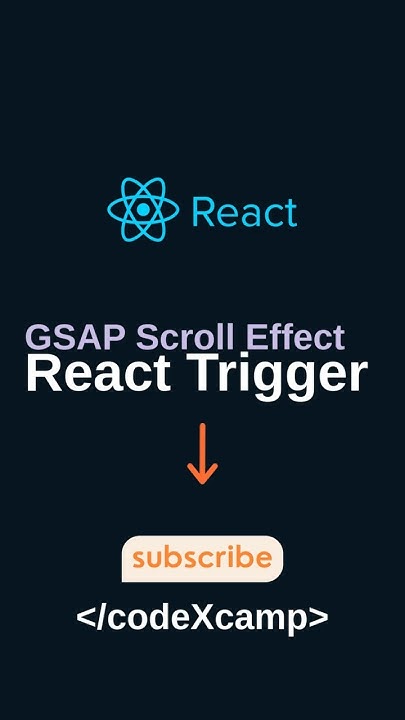 React GSAP Tutorial That Will Make Your Website POP! - YouTube