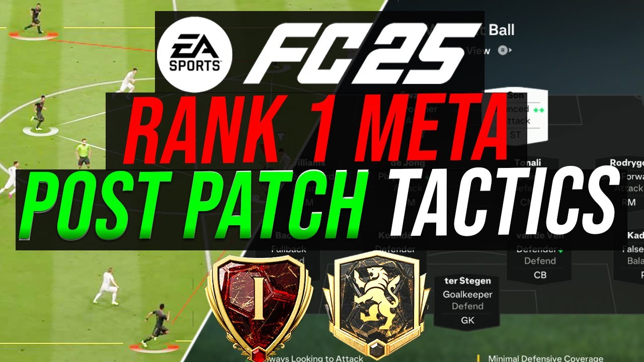 Rank 1 META Tactics & Formations (POST PATCH) - EA FC 25 - SET UP FOR ...