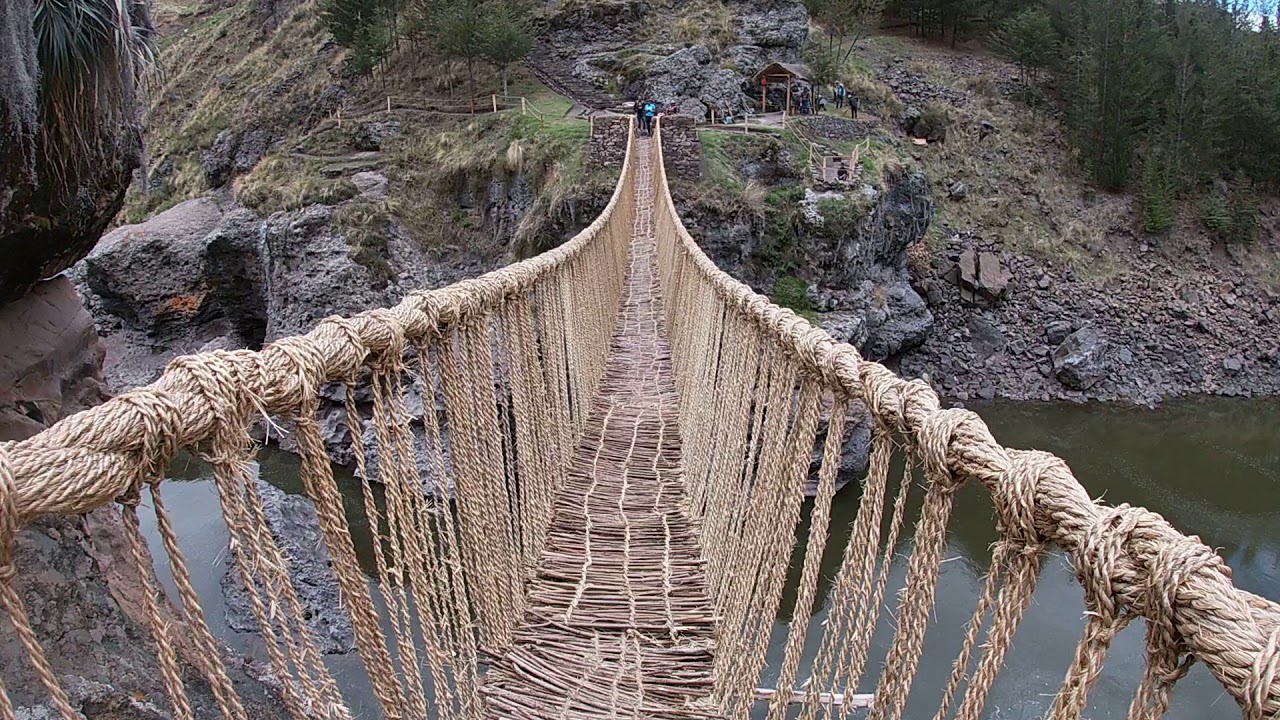 Puente Inka Q'eswachaka - YouTube