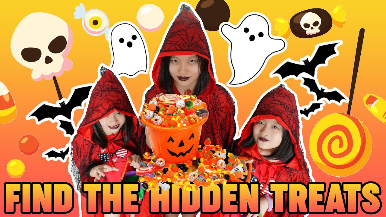 FIND THE HIDDEN CANDY GAMES w/ Gwen Kate Faye - YouTube