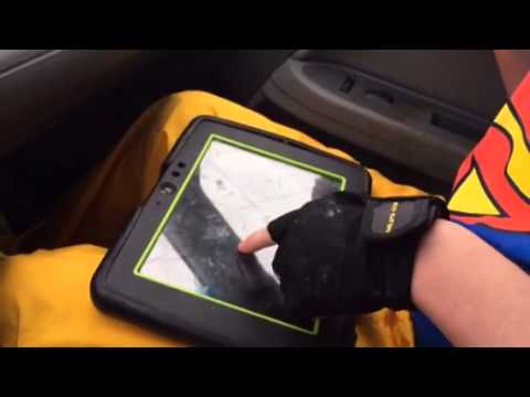 Teen with autism using Dynavox compass to help with behavior - YouTube