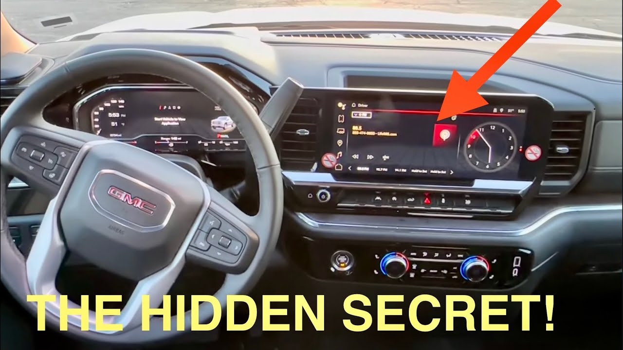 2022+ GMC Sierra hidden features you didn’t know about! - YouTube