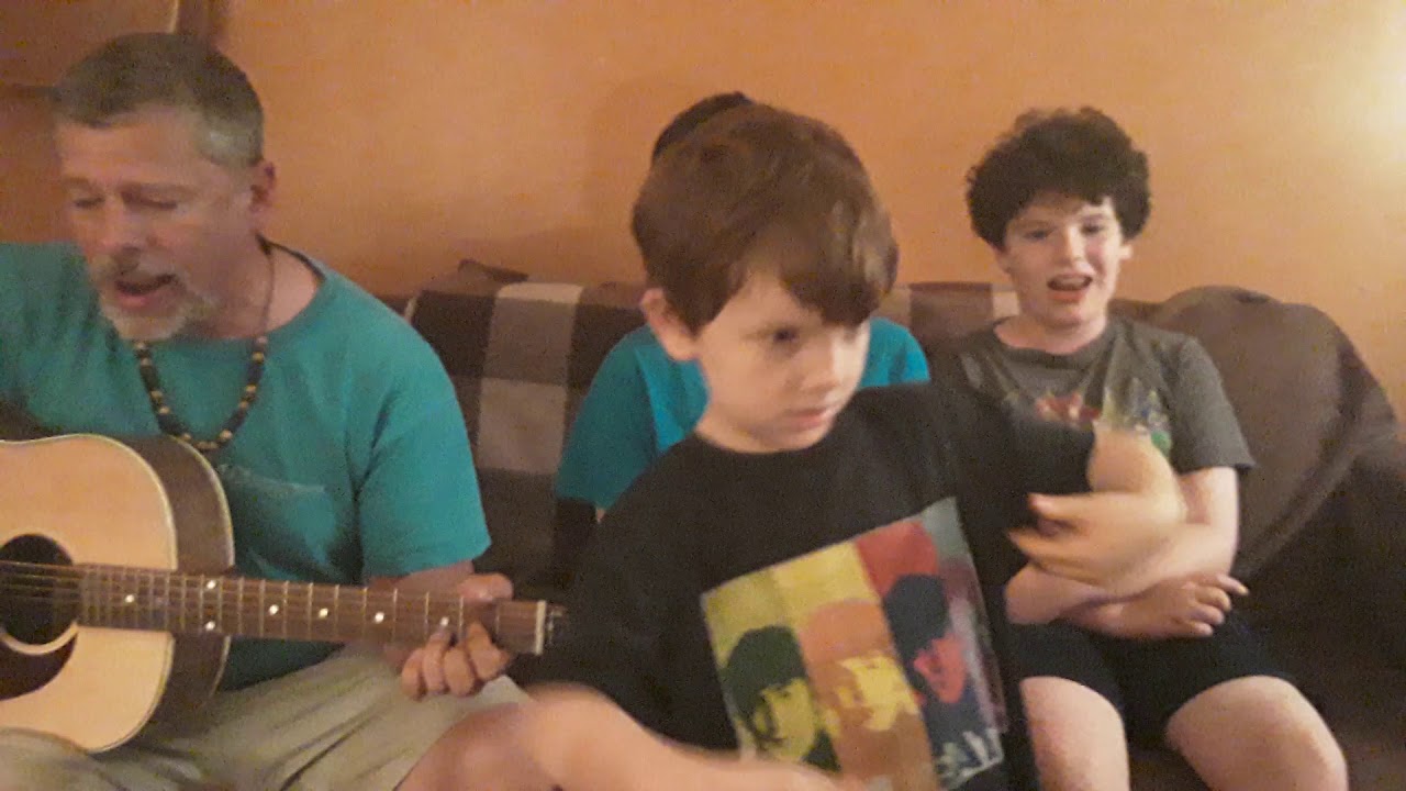 Gabriel Riley and Family Singing Ob-La-Di, Ob-La-Da - YouTube