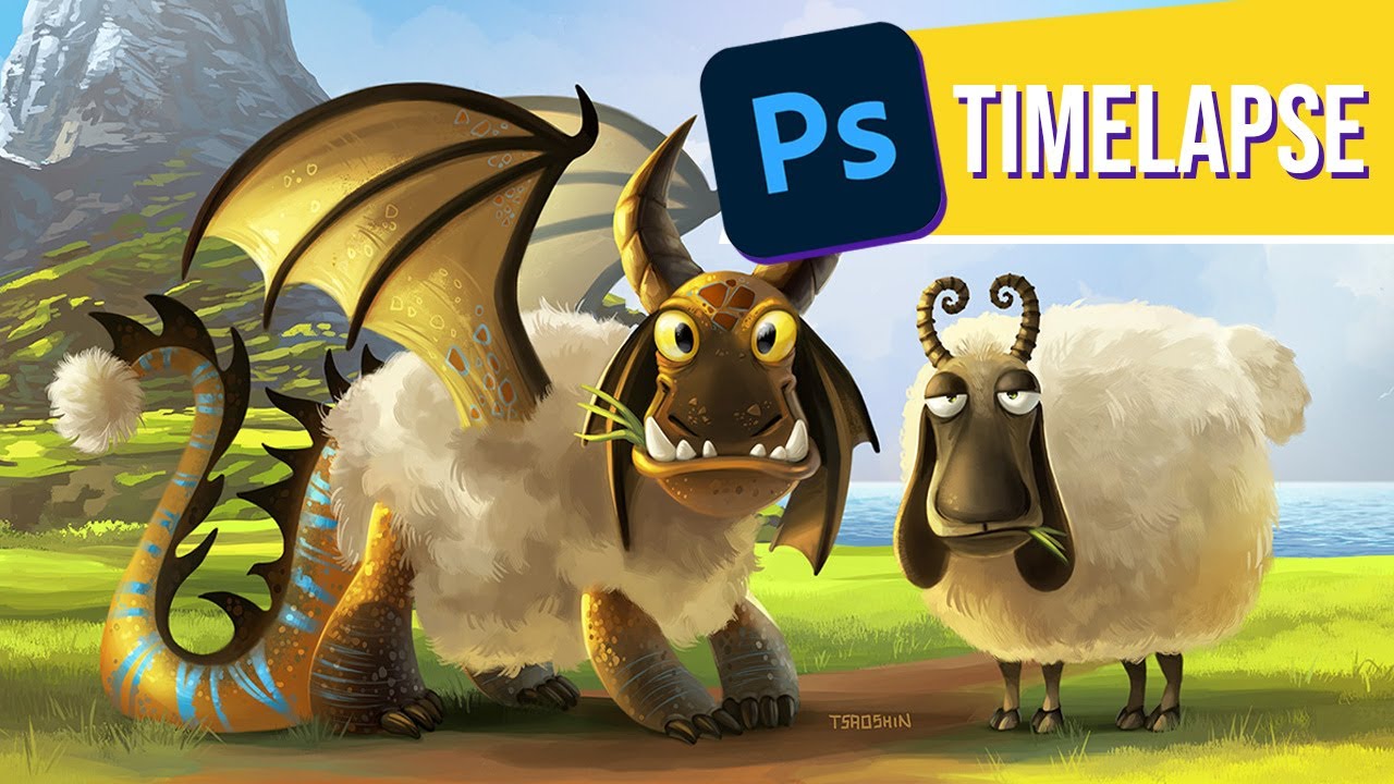 Creating a HTTYD OC Dragon - YouTube