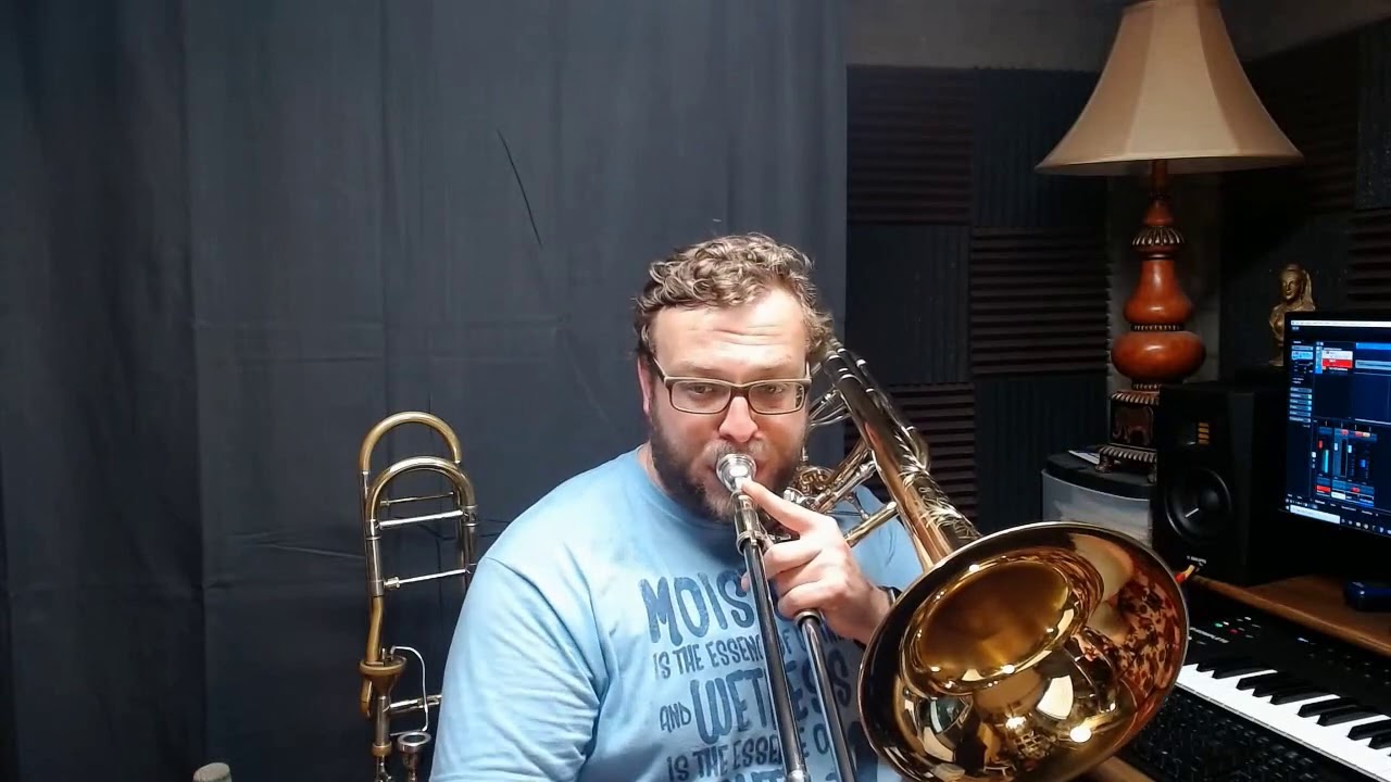 Dance of the Delicate Sorrow for bass trombone by Eric Culver - YouTube