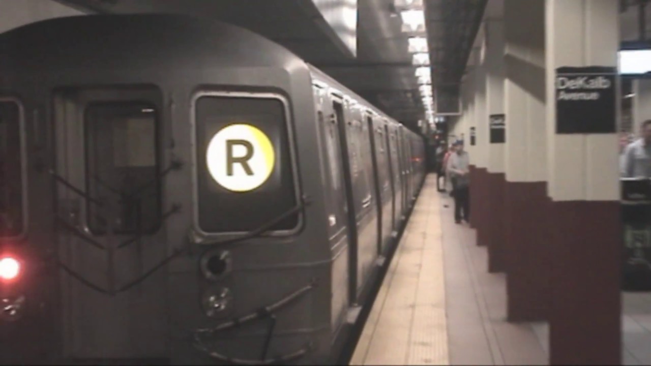 NYC Subway RARE: Bay Ridge–95th Street bound R68A (R) Train @ DeKalb ...
