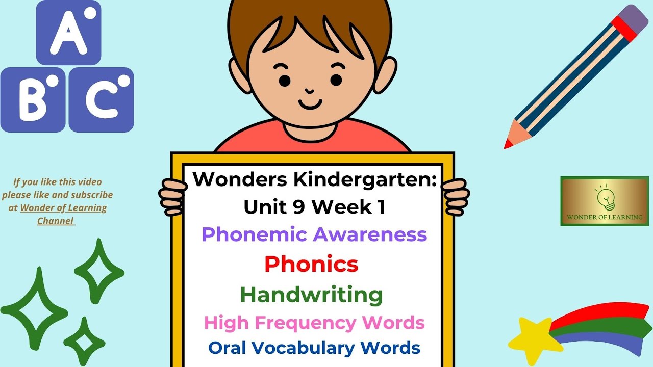 Wonders~ Kindergarten~ Unit 9 Week 1 - YouTube