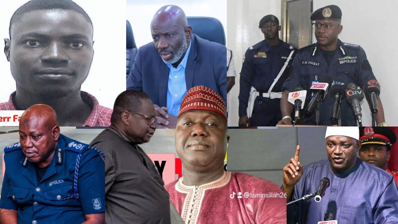 GAMBIA IDI AMIN SANKAREH AND THE DEPUTY IGP MR SOWE THEY DIDN'T FEAR ...