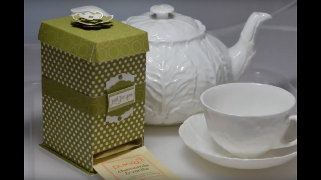 How to Make a🌟Tea Caddy Dispenser! 🌟PAPER ARTS TUTORIAL.. SHOP my FAVE ...