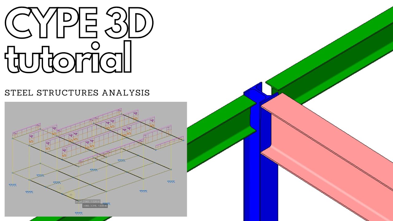 Structural analysis of private house using CYPE 3D (English tutorial) - YouTube