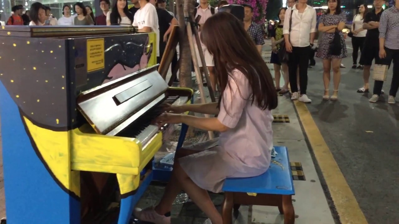 Canon in D- best street piano cover talent people around the world- TOP ...