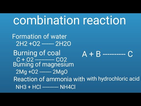 chemical reaction and equation class 10 science # combination reaction ...