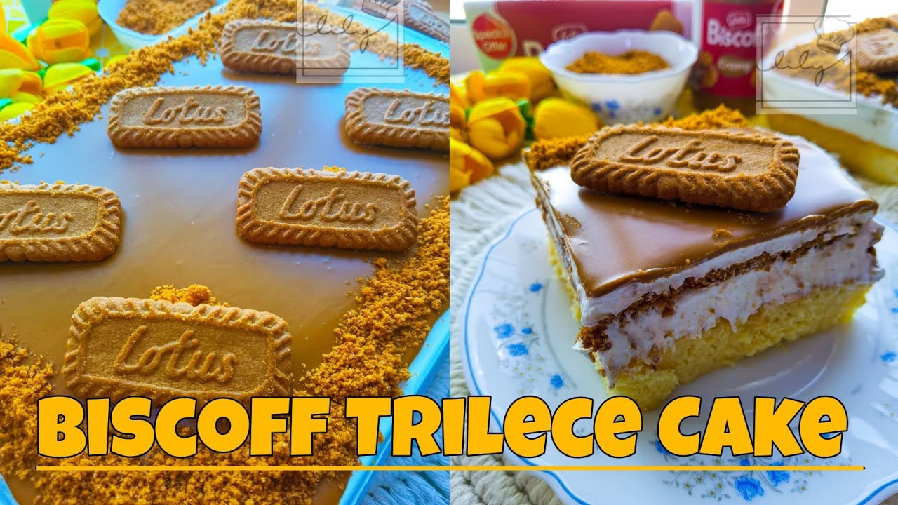 Biscoff Trilece Cake - YouTube