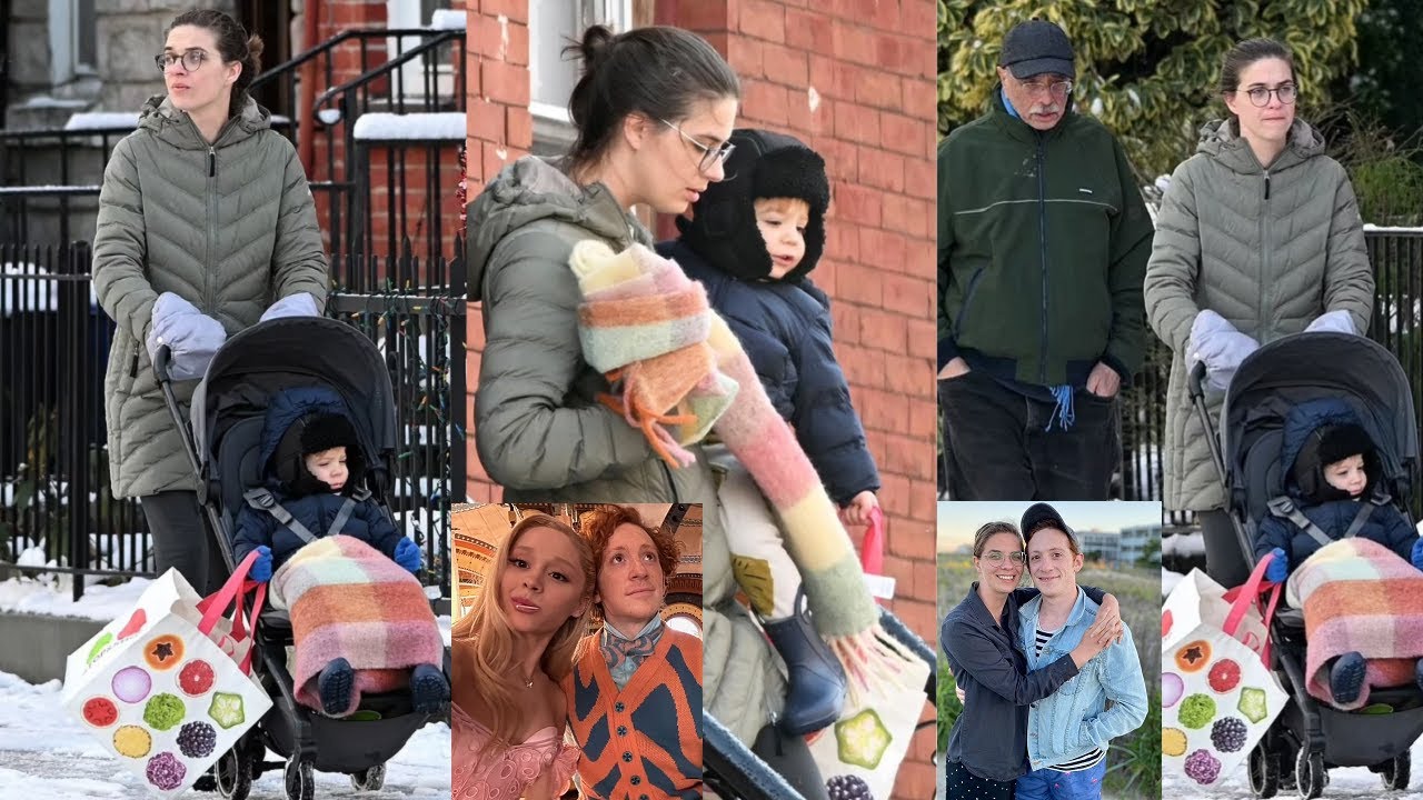 Ethan Slater Ex Lilly Jay Steps Out Alone With Little Son On Cold ...