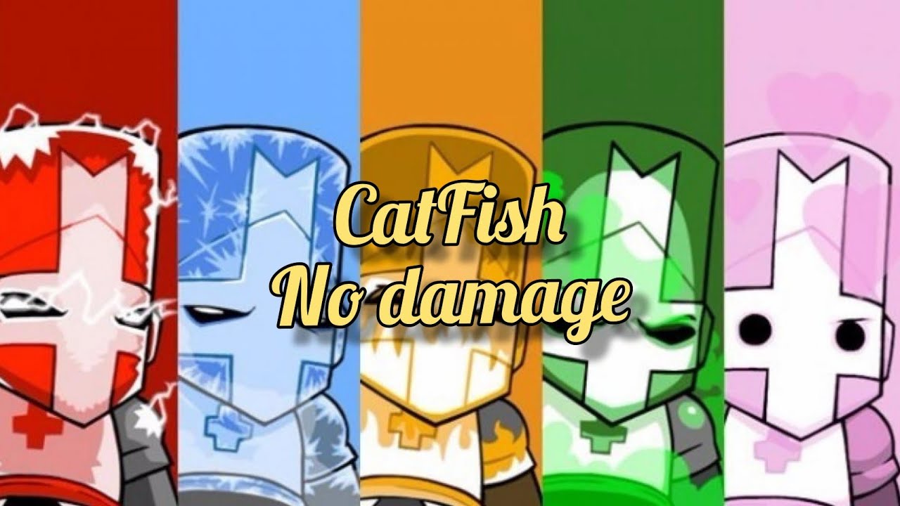 Castle Crashers Bosses No Damage-3 CatFish Mode Insane - YouTube