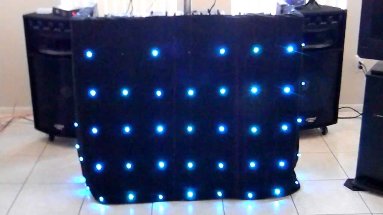 CHAUVET'S DJ BOOTH/FACADE MOTION DRAPE - YouTube