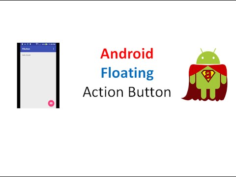Android Material Design Floating Action Button | ShoutCafe.com - YouTube