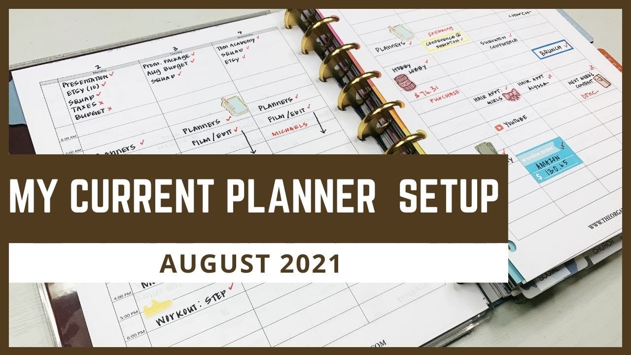 My Current Planner Setup - YouTube