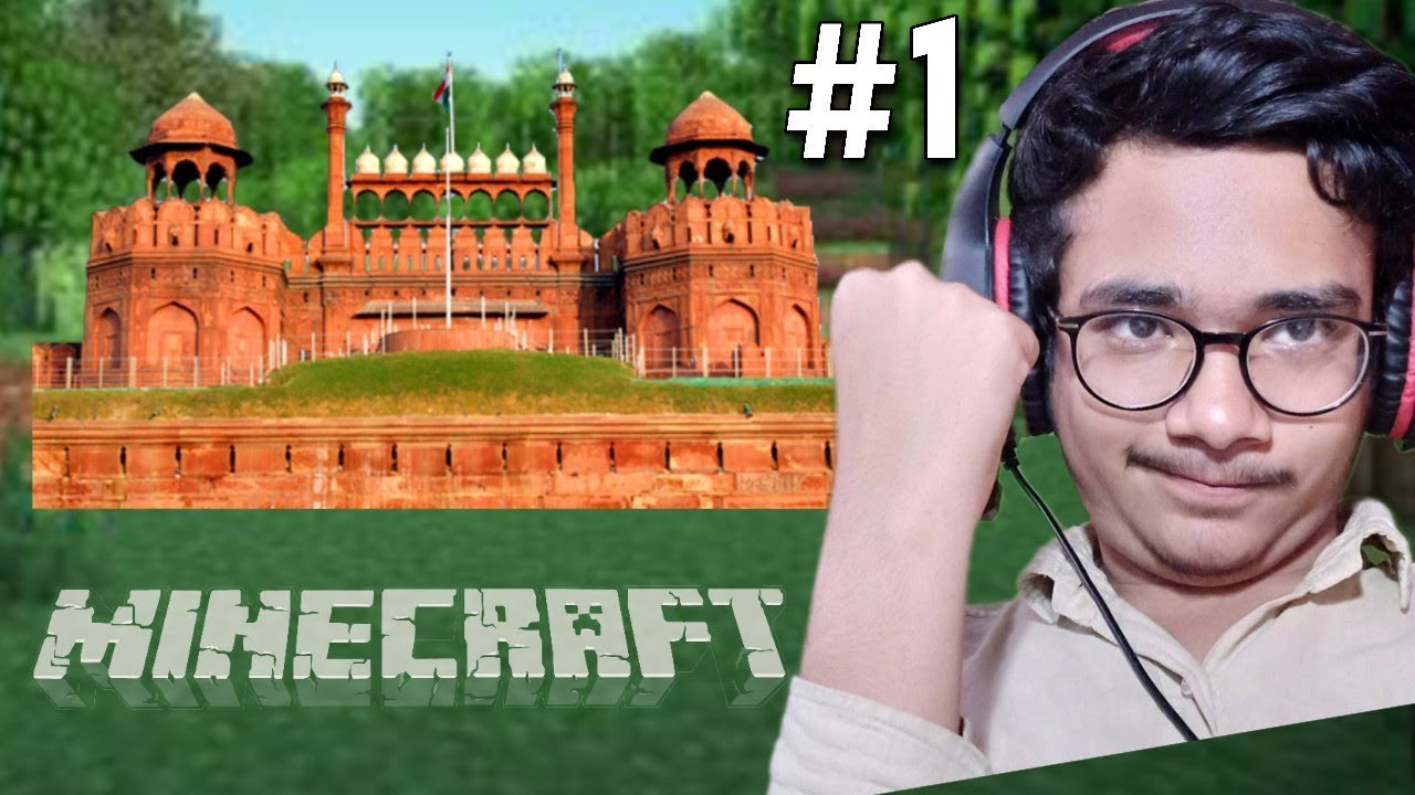 #1 Making RED FORT in MINECRAFT ( Survival Mode ) | Minecraft Live ...