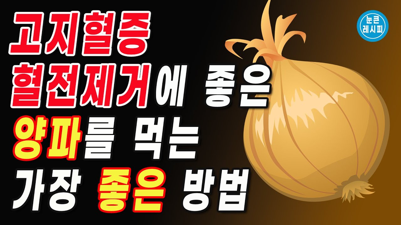 고지혈증에 좋은 음식 양파를 이렇게 먹으면 콜레스테롤 수치가 확 떨어집니다양파 효능 최대화 시키는 방법 Youtube