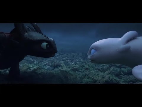 Toothless meets Light fury| Toothless falls in love (How To Train Your ...