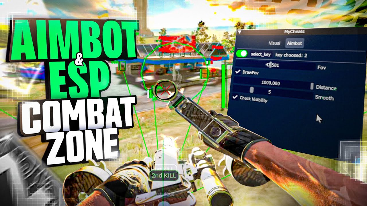 USANDO HACK NO MODO COMBAT ZONE - COMBAT MASTER - YouTube