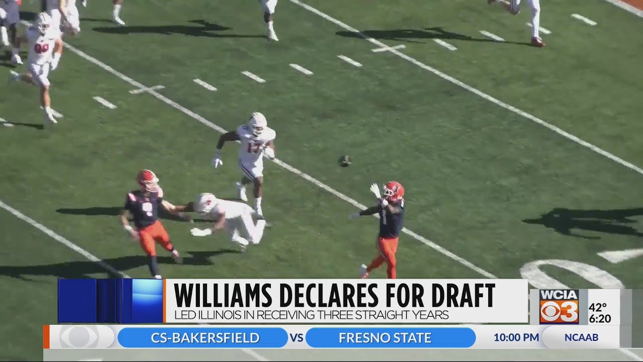 Isaiah Williams declares for NFL Draft - YouTube