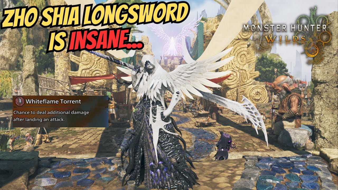 INSANE Zho Shia Longsword Build | Monster Hunter Wilds - YouTube
