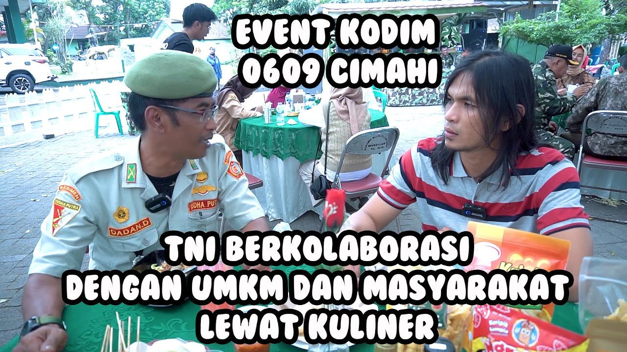 Menuhin Undangan Dari UMKM di Event KODIM 0609 Cimahi - YouTube