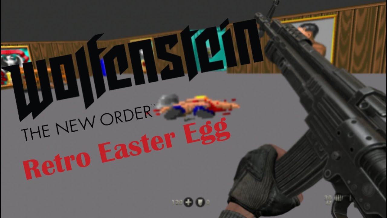 Wolfenstein: The New Order Retro Easter Egg (Wolfensten 3D in New Order ...