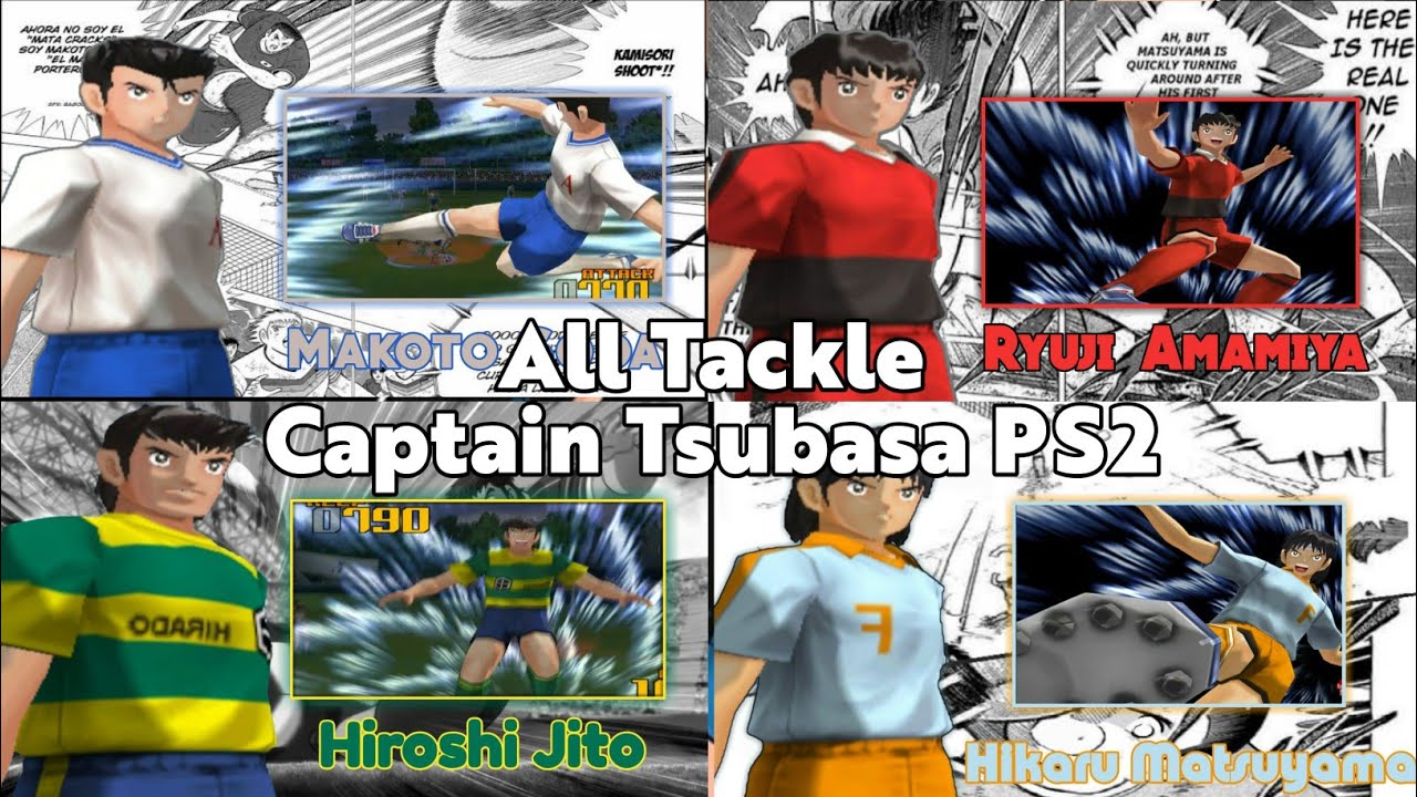 All Special Tackle - Captain Tsubasa PS2 - YouTube