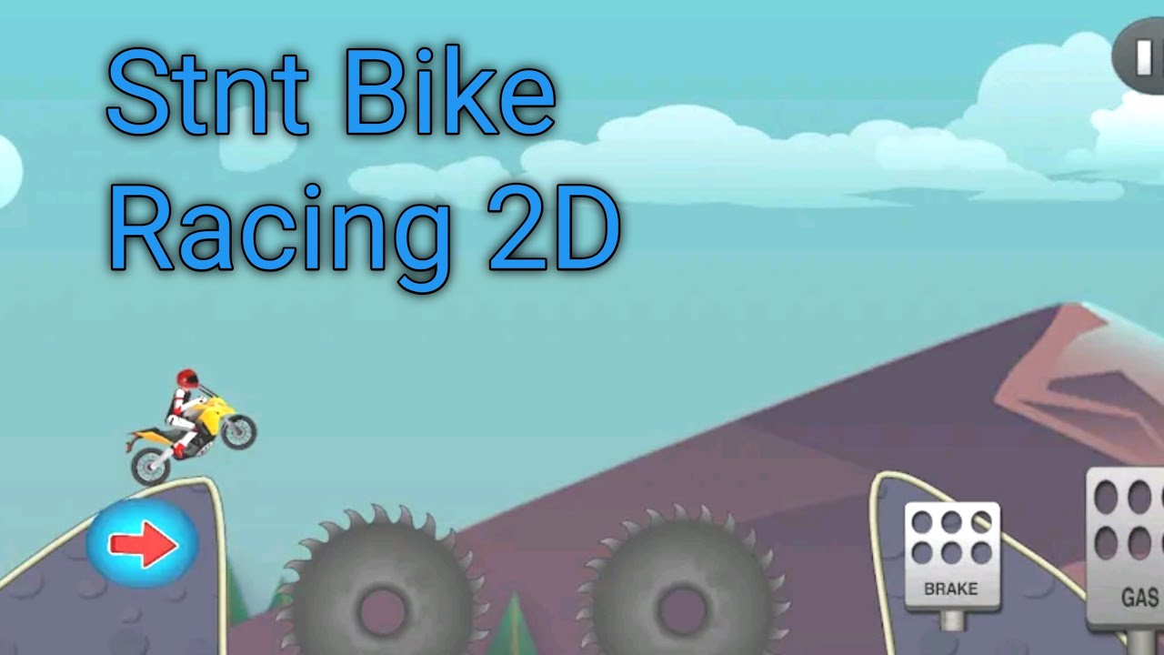Stunt Bike Racing 2d Game play Android - YouTube