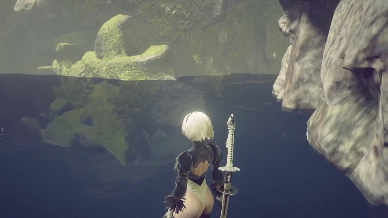 NieR Automata [Forest] Post Park-Jump Exploration - YouTube