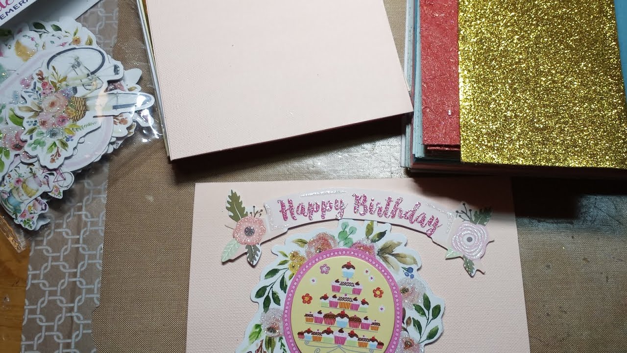 Dollar Tree Paper Stack and Card Blank Set. - YouTube