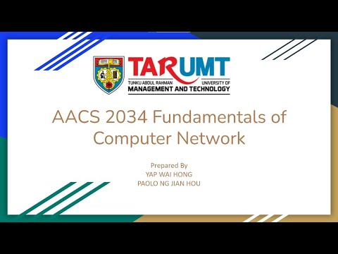 AACS2034 Fundamentals of Computer Network Presentation Video - YouTube