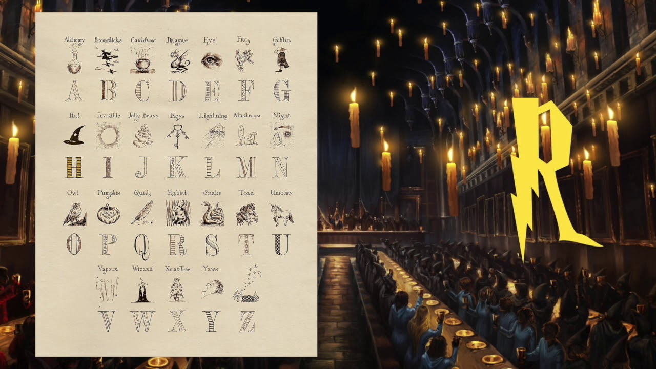 The Harry Potter Alphabet - YouTube