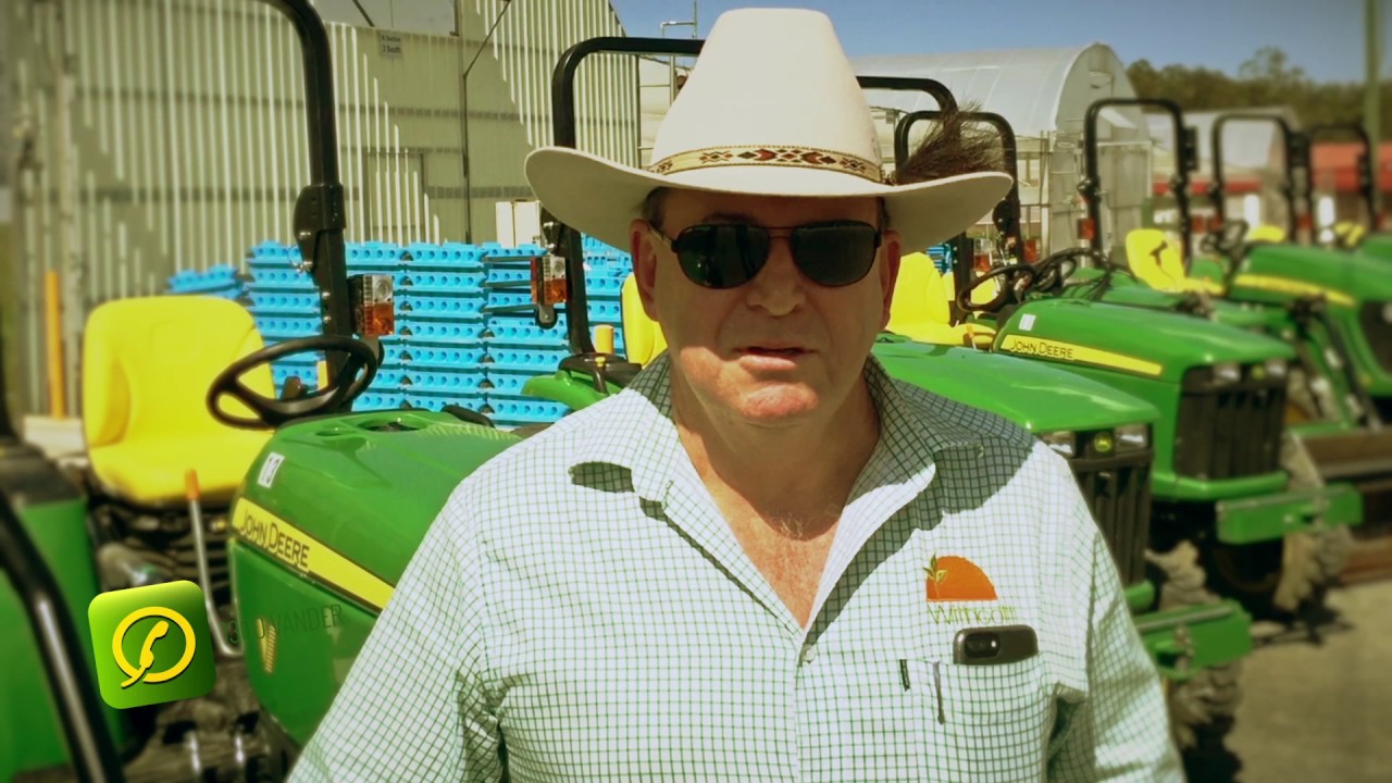 Withcott Seedlings and John Deere with Vanderfields' David Root - YouTube