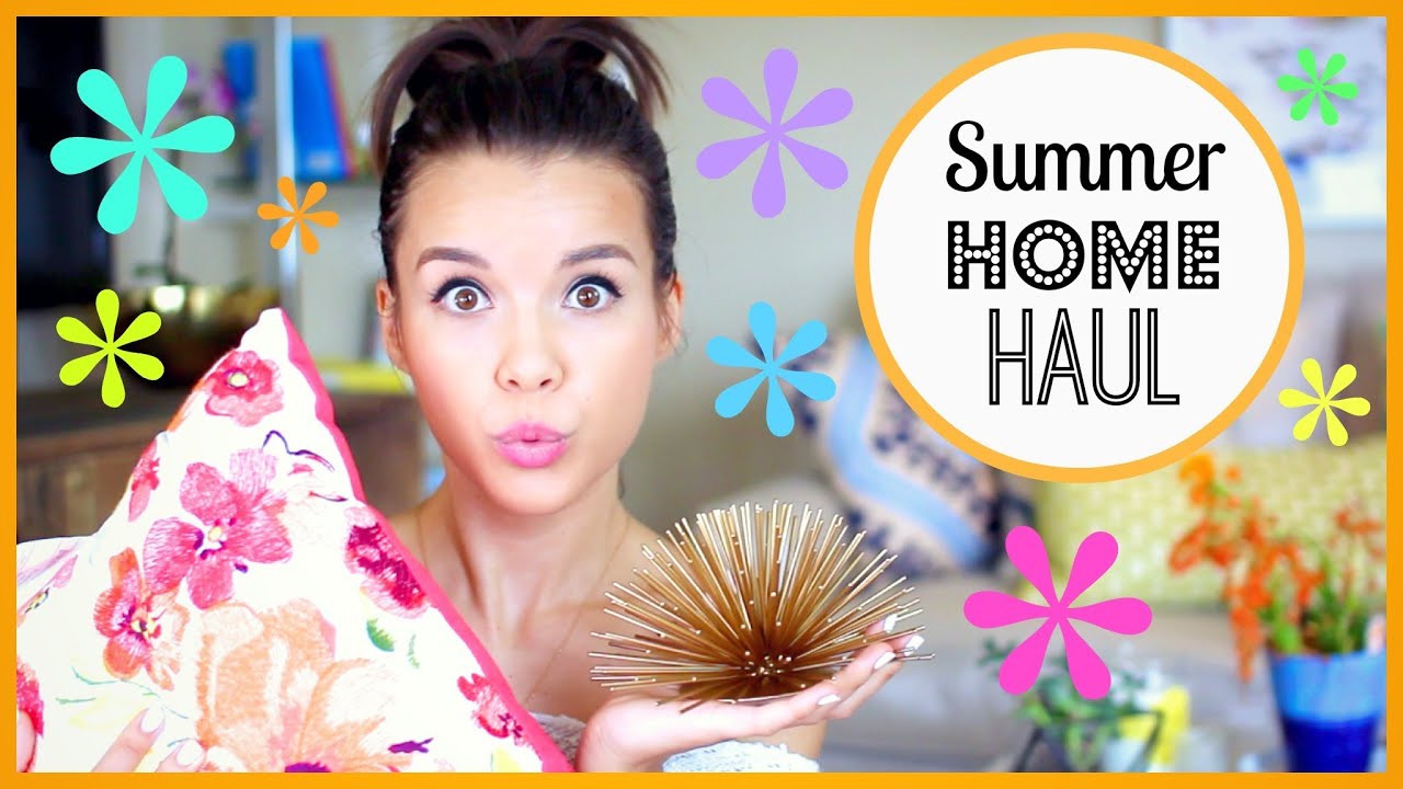 Summer Home Haul ♥ Random Stuff + Decor! - YouTube